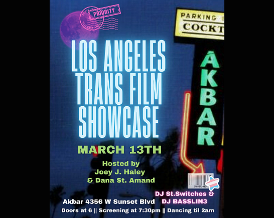Los Angeles Trans & Non-Binary Film Showcase - RabbleRouse News